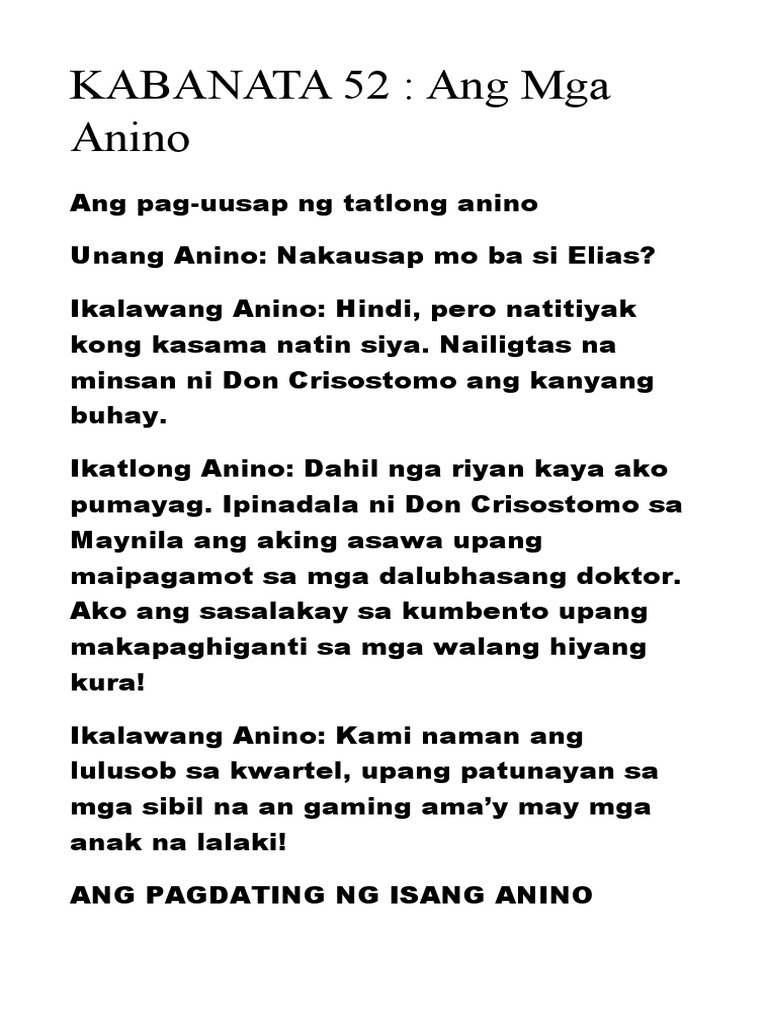 Kabanata 52 | PDF