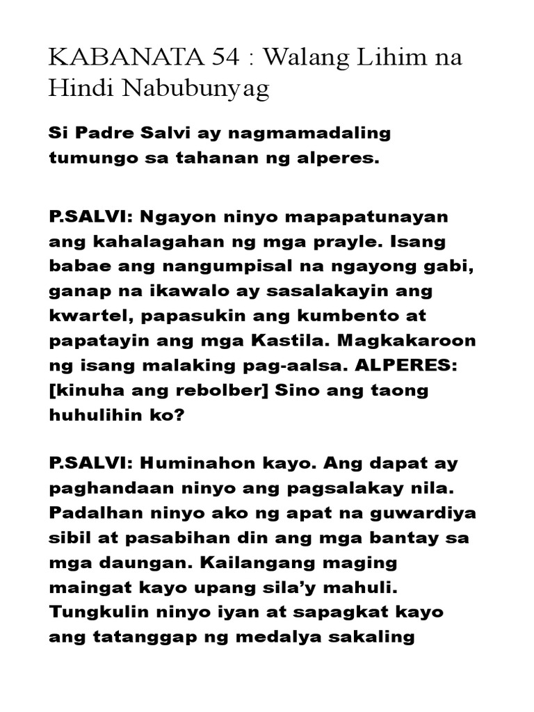 Kabanata 54 | PDF