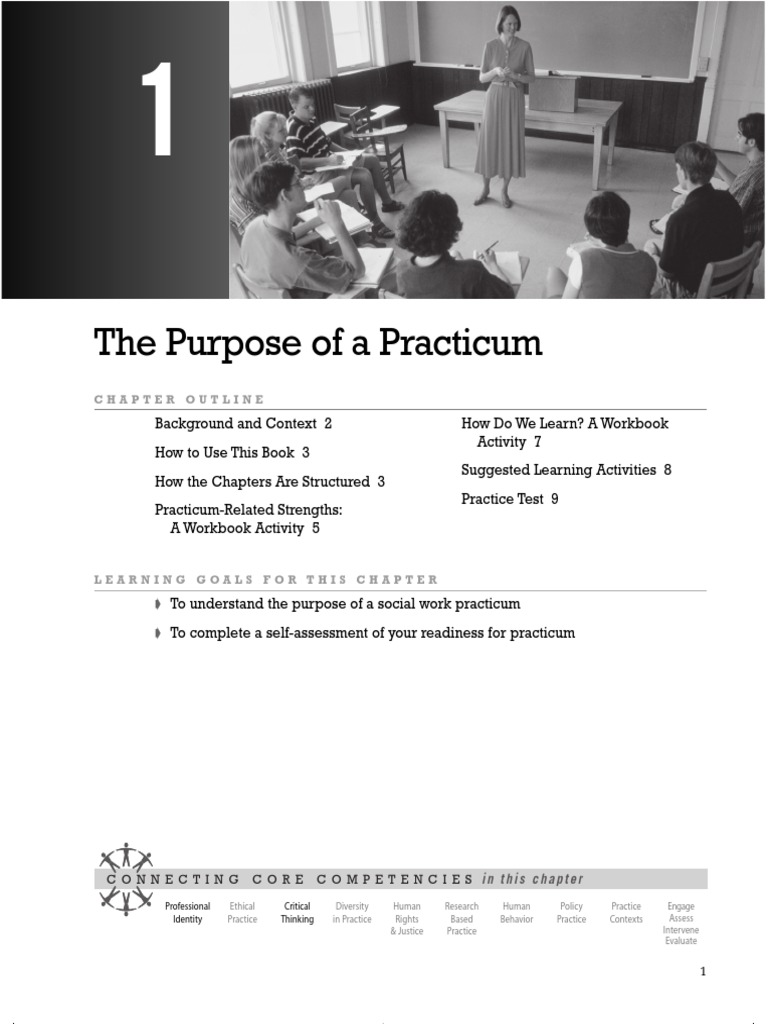 The Purpose of A Practicum: Chapter Outline | PDF | Experience | Learning