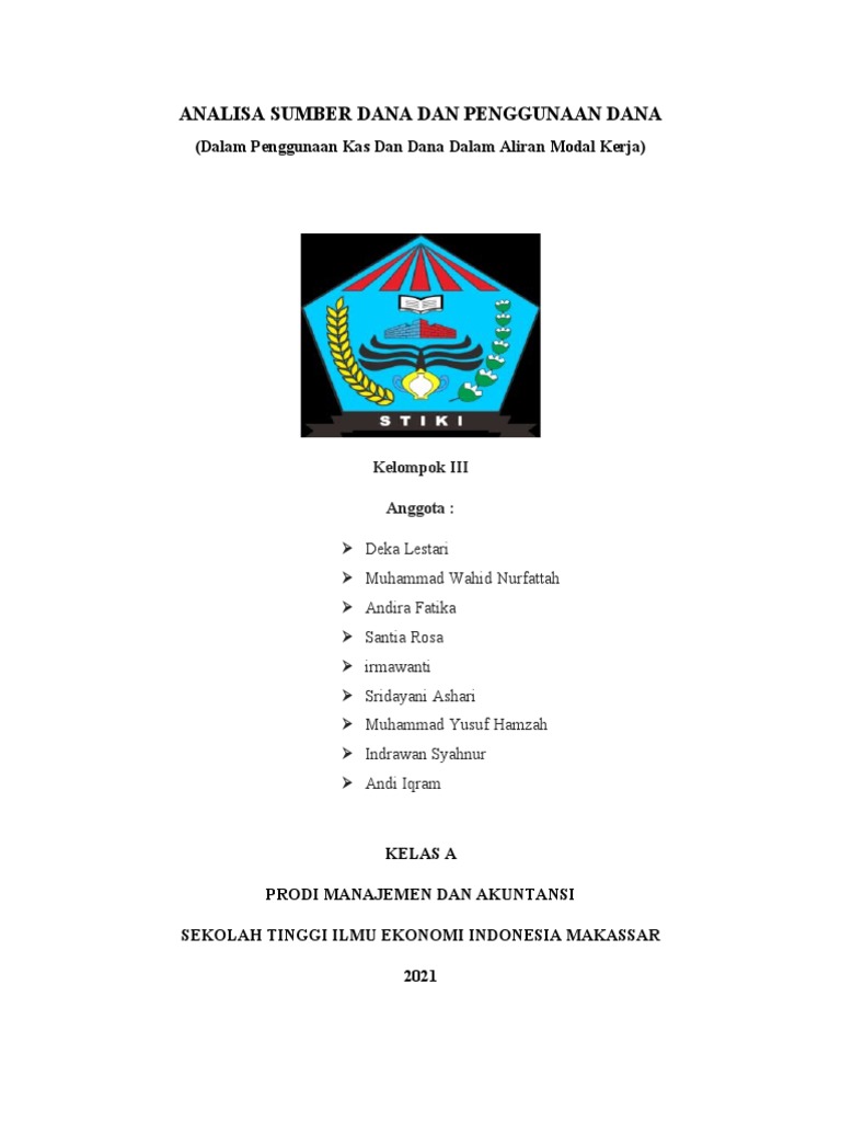 Makalah ANALISA - SUMBER - DANA - DAN - PENGGUNAAN - DANA | PDF