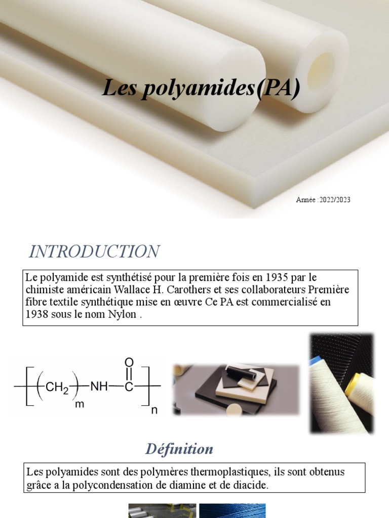 Les Polyamides Presentation | PDF | Nylon | Plastique