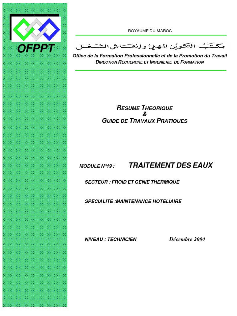 Traitement Des Eaux | PDF | Hydroxyde de sodium | Corrosion