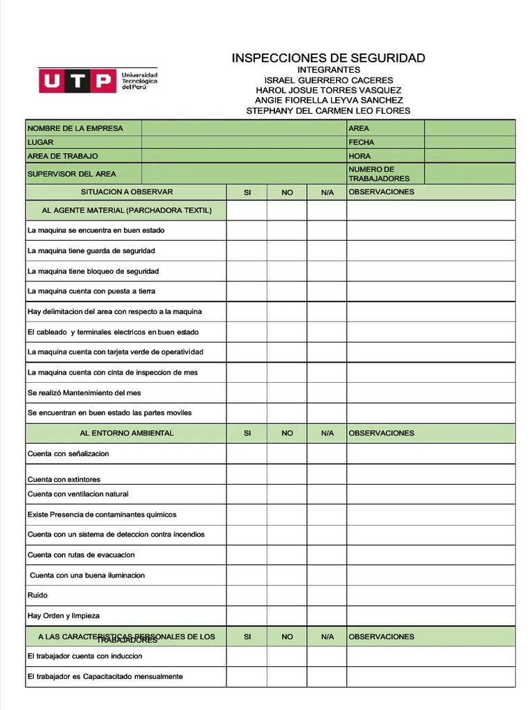 PDF Check List Textil Grupo 1 - Compress | PDF