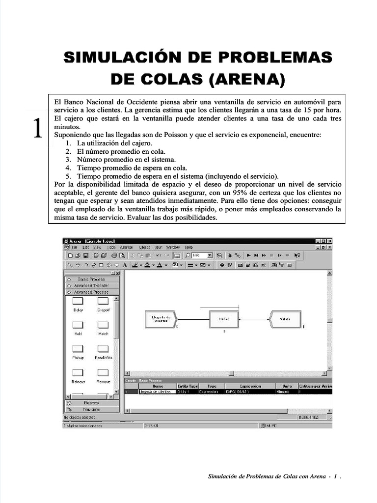 PDF Ejercicios Arena Resueltos - Compress PDF | Descargar gratis PDF | Servidor (Computación ...