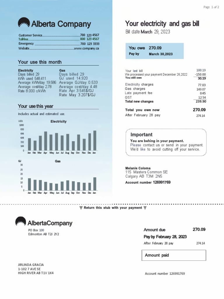 Alberta Bill PDF | PDF