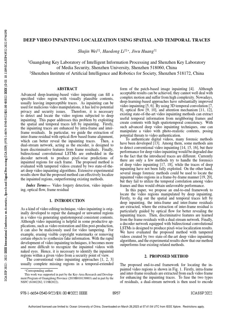 Deep_Video_Inpainting_Localization_Using_Spatial_and_Temporal_Traces ...