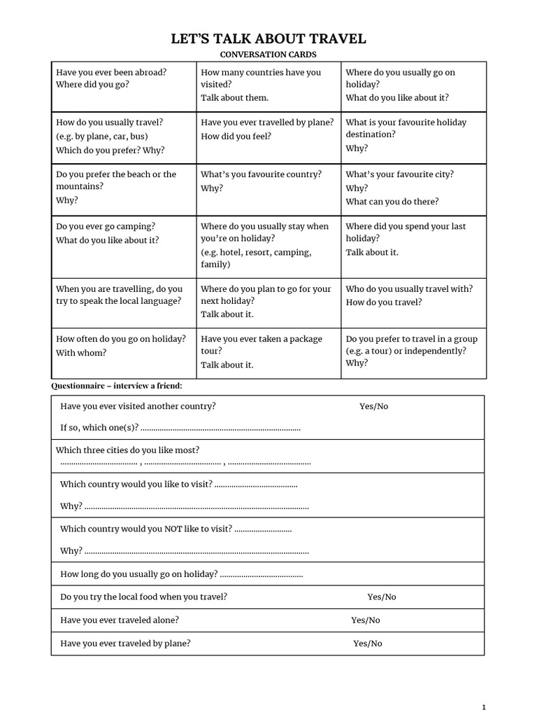 Let's Talk About Travel | PDF | Tourism | Service Industries