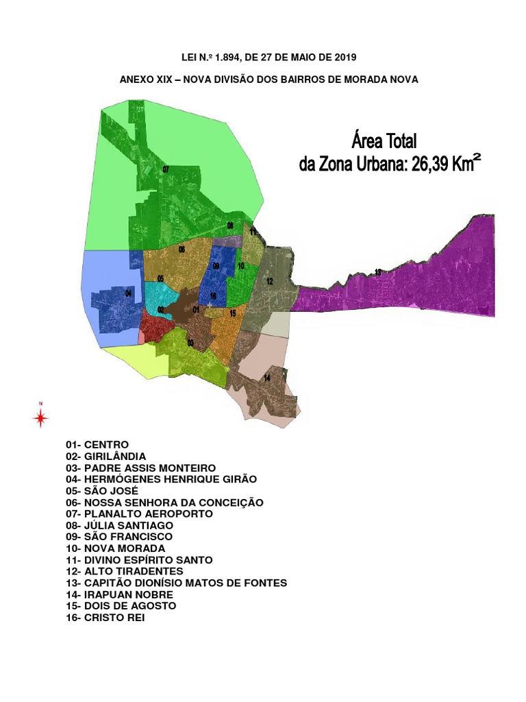 Anexo 19 Plano Diretor - Bairros | PDF