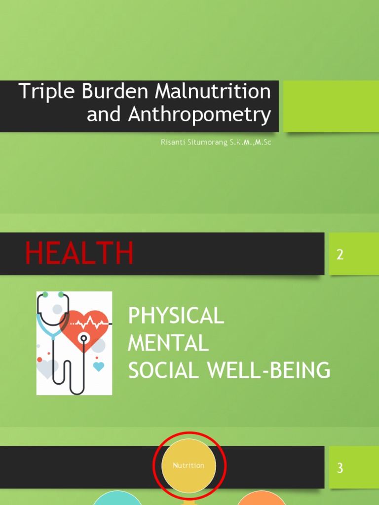 Triple Burden Malnutrition and Anthropometry | PDF