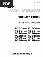 Toyota Forklift 7fd Parts Catalog | PDF