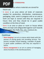 Store in Charge: Job Description / Responsibility | PDF