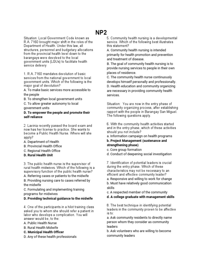 NP2 1 1 | PDF | Tuberculosis | Nursing