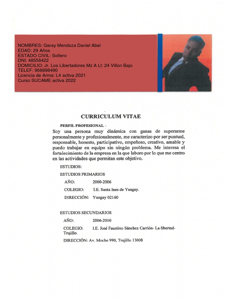 Daniel Garay Mendoza PDF | PDF