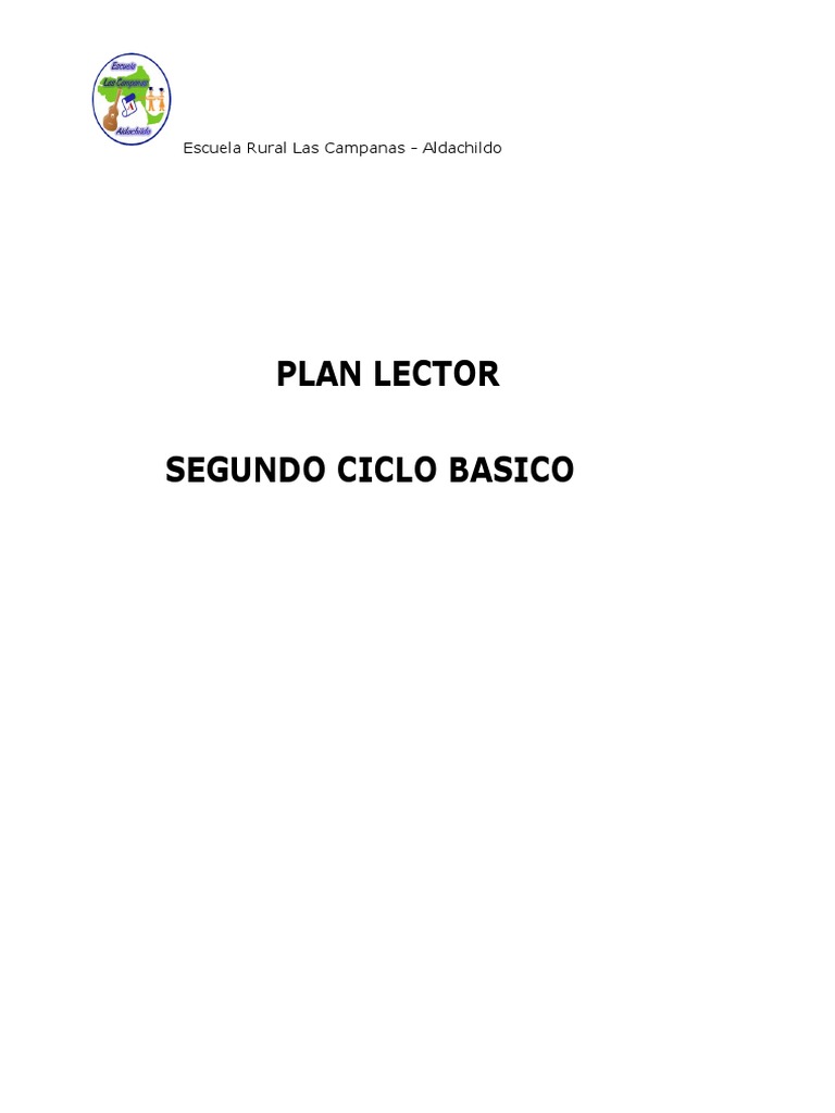 Plan Lector Segundo Ciclo | PDF