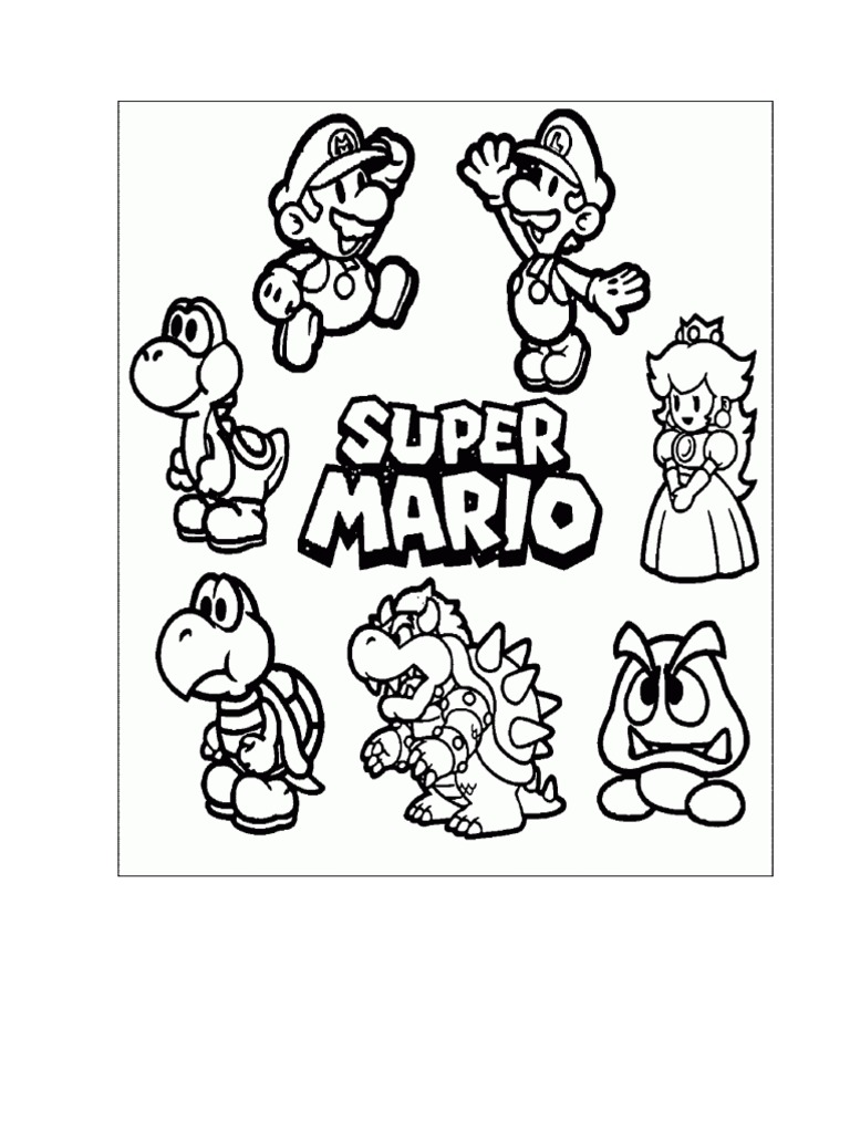 Mario Bros Dia Del Estudiante | PDF