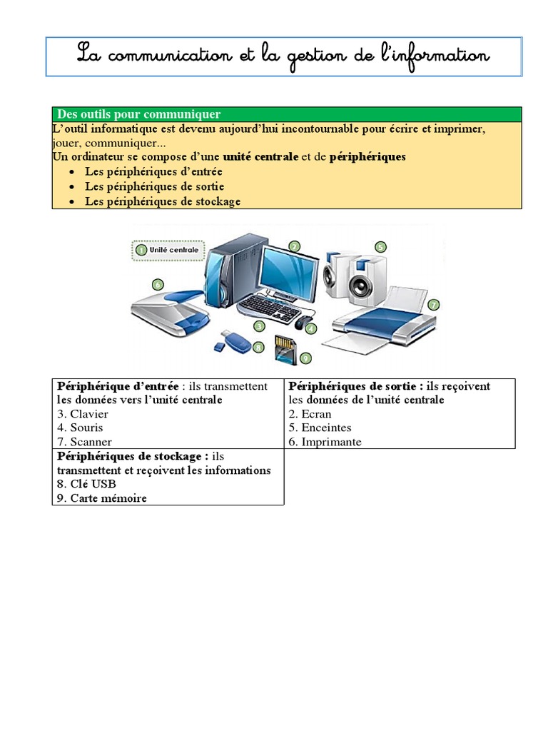 Gestion de l'information et communication | PDF | Serveur (Informatique ...