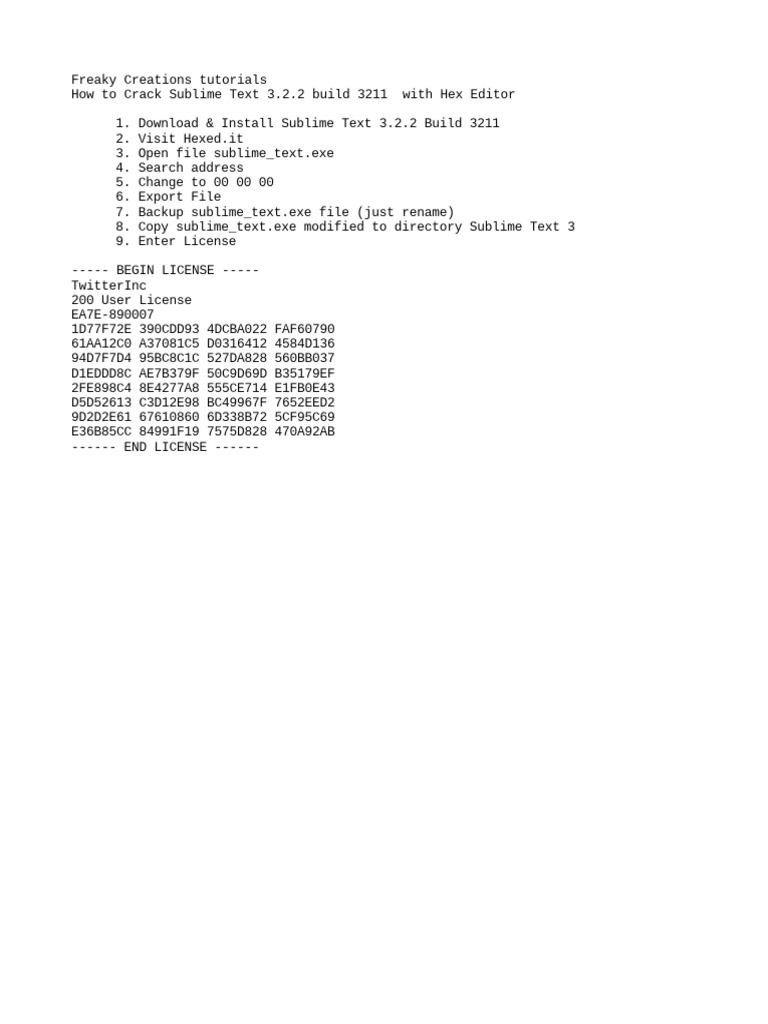 Sublime Activate Tutorial | PDF