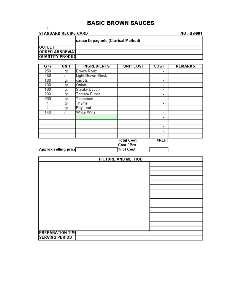 Basic Sauce - Western | PDF | Sauce | Shallot