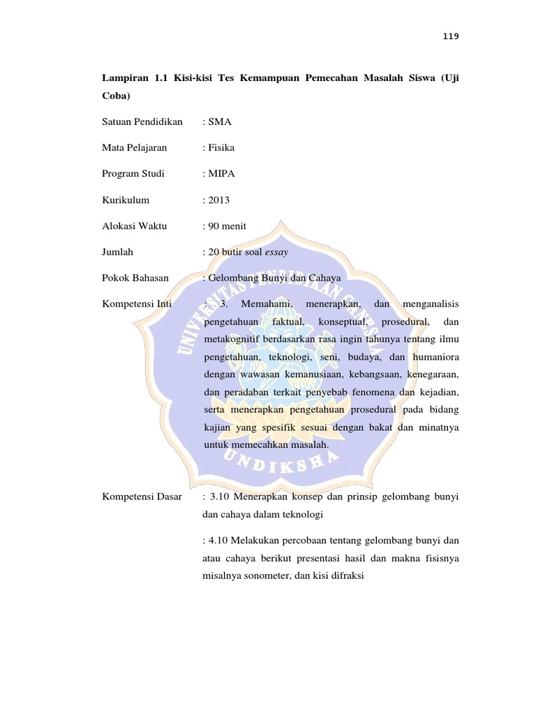 Lampiran 1 PDF | PDF