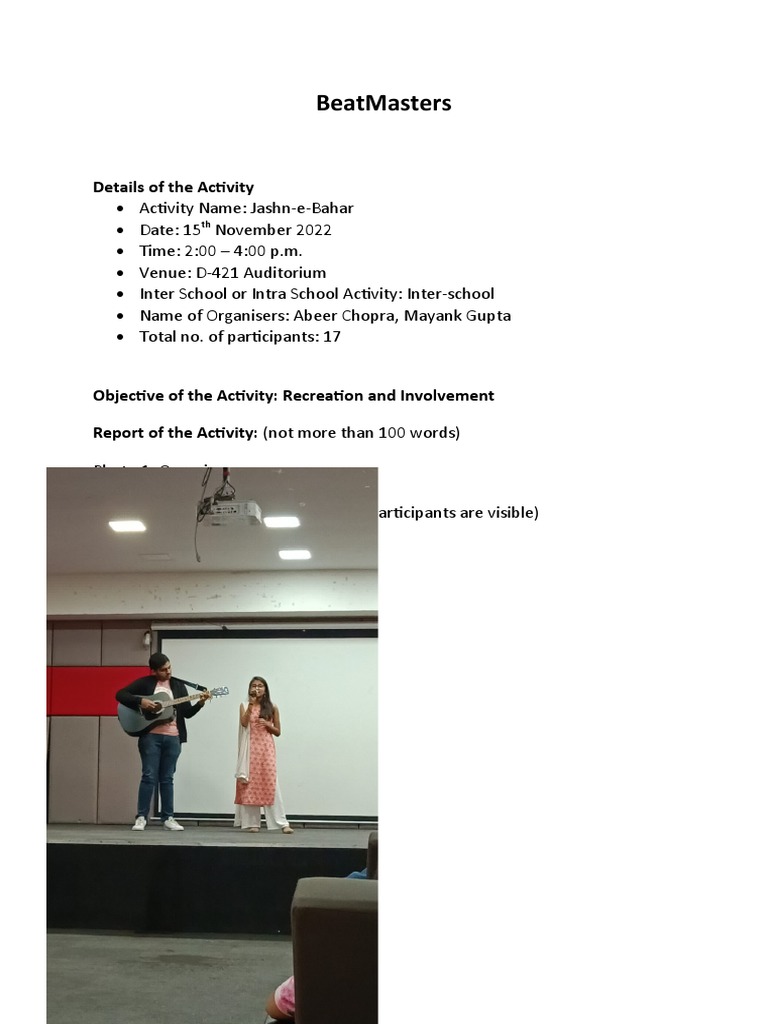 Club Report Format | PDF