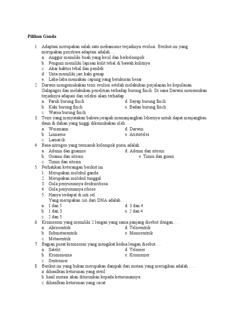 Soal Uas Kelas 12 | PDF Soal Uas Kelas 12 | PDF
