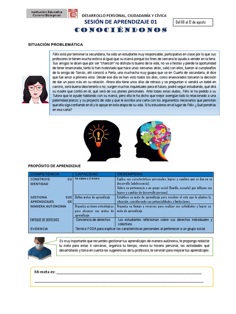 Sesion1 U5IIIBimestre DPCC 2022 PDF | PDF
