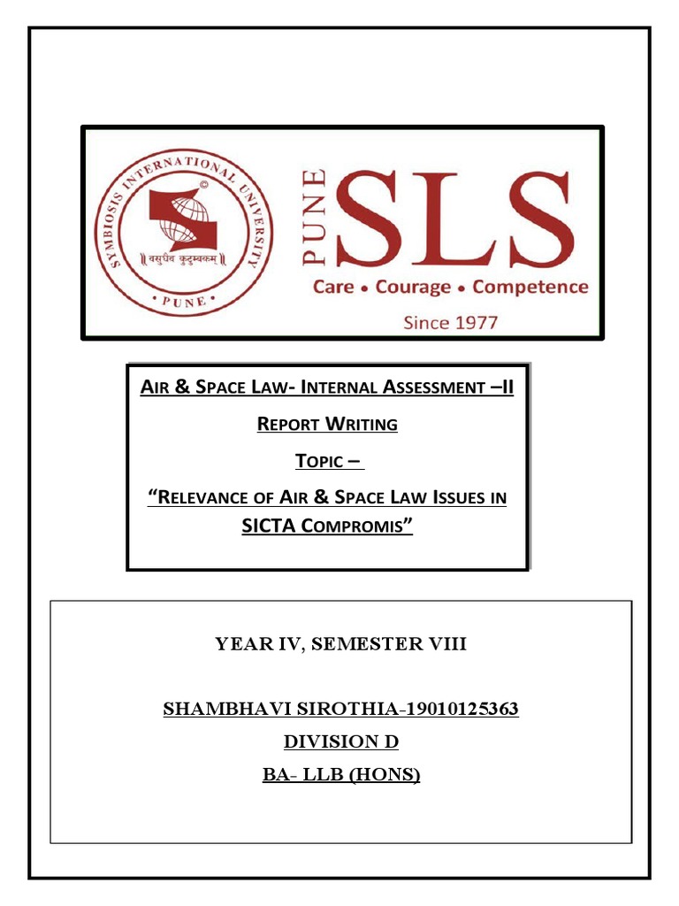 Air & Space Law 2 | PDF | Aerial Warfare | Civilian