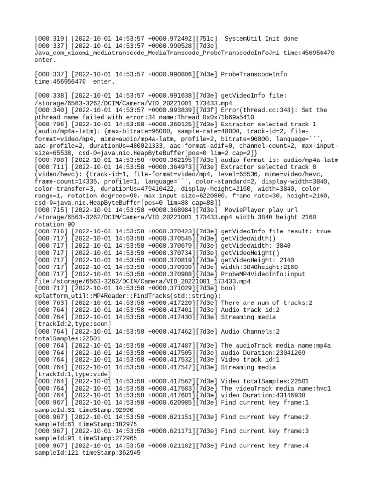 Trace | PDF | Codec | Data Compression