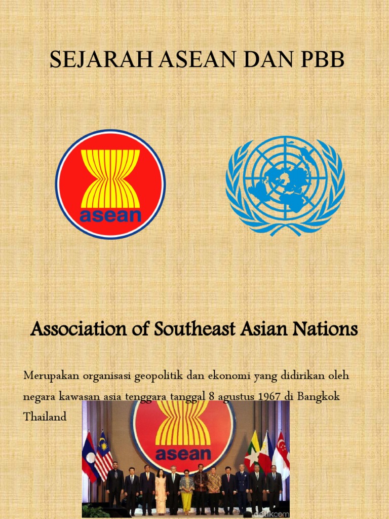 Sejarah ASEAN dan PBB | PDF
