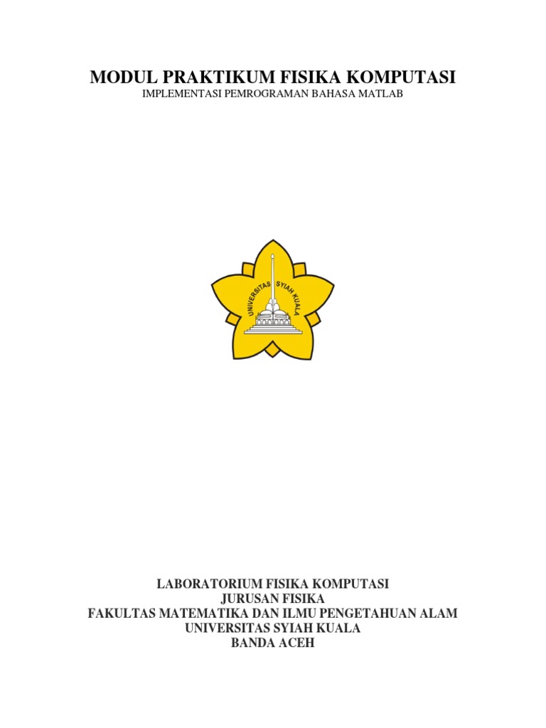 Modul Fiskom 2023 (Matlab) | PDF