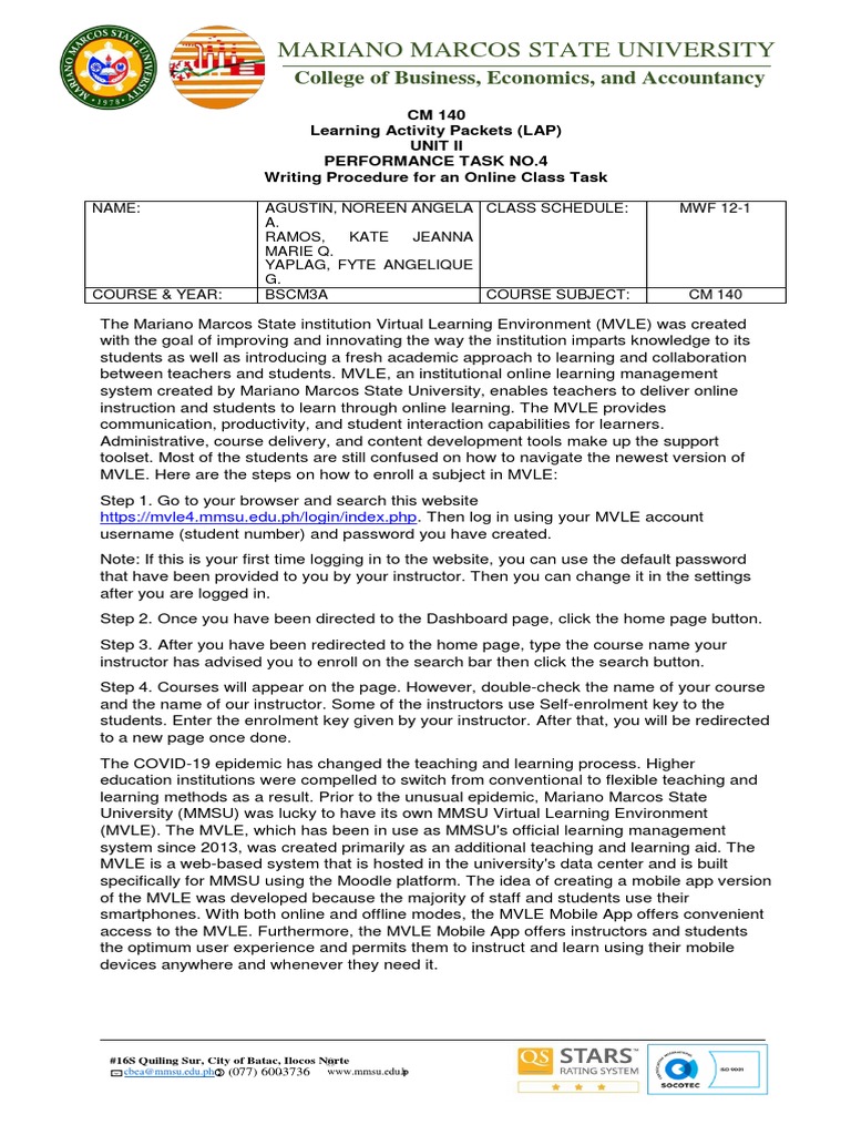 Activitiescm 140 | PDF | Educational Technology | Computing
