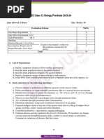 Biology Practical Question | PDF