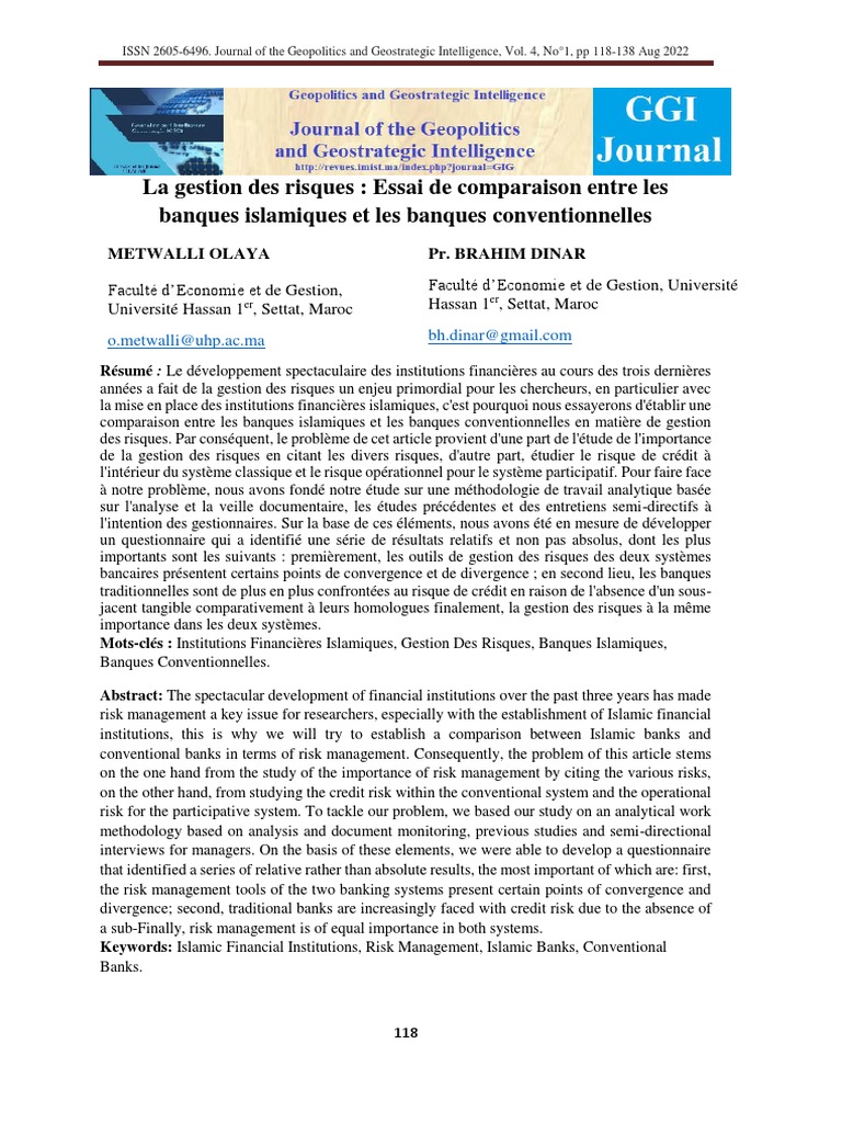 1 PB | PDF | Banques | Risque