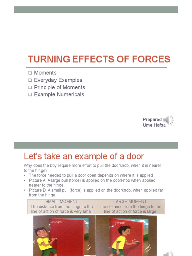Turning Effects of Forces - PDF | PDF | Force | Weight