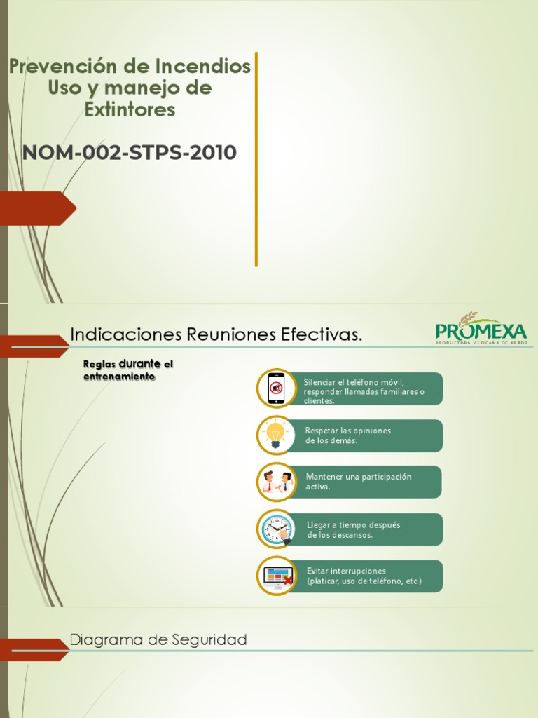 C-SEG-7.2-2 - NOM-002-STPS-2010 Uso y Manejo de Extintores PDF | PDF | Incendios | Combustibles