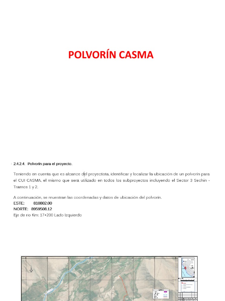 Polvorín Casma | PDF | Ciencias fisicas