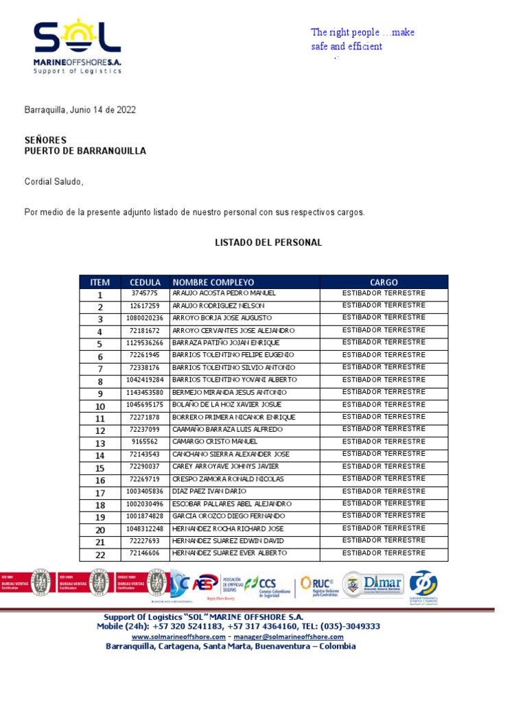 Carta Remision | PDF