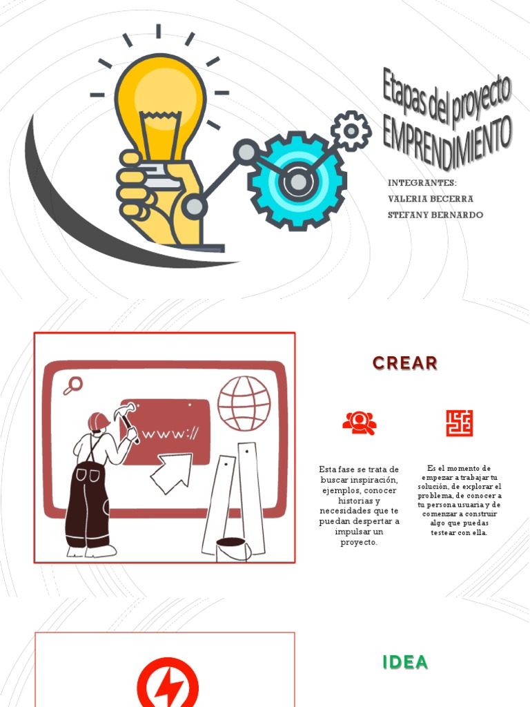 Etapas Del Proyecto EMPRENDIMIENTO 5D | PDF