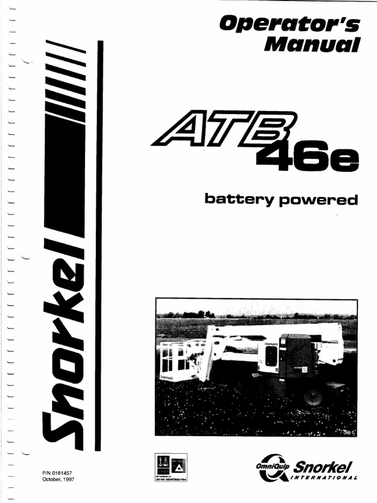 Snorkel Atb 46e PDF | PDF