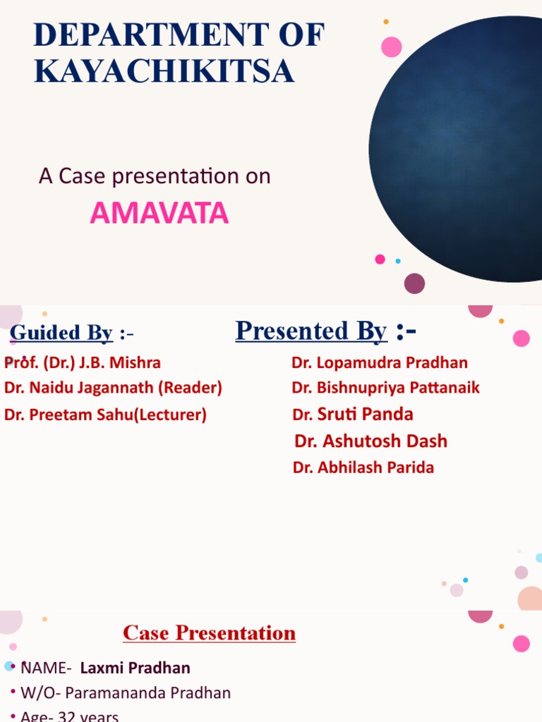 Amavata KC | PDF | Arthritis | Rheumatoid Arthritis