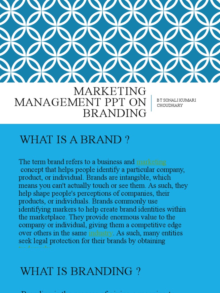 BRANDING | PDF | Brand | Reputation