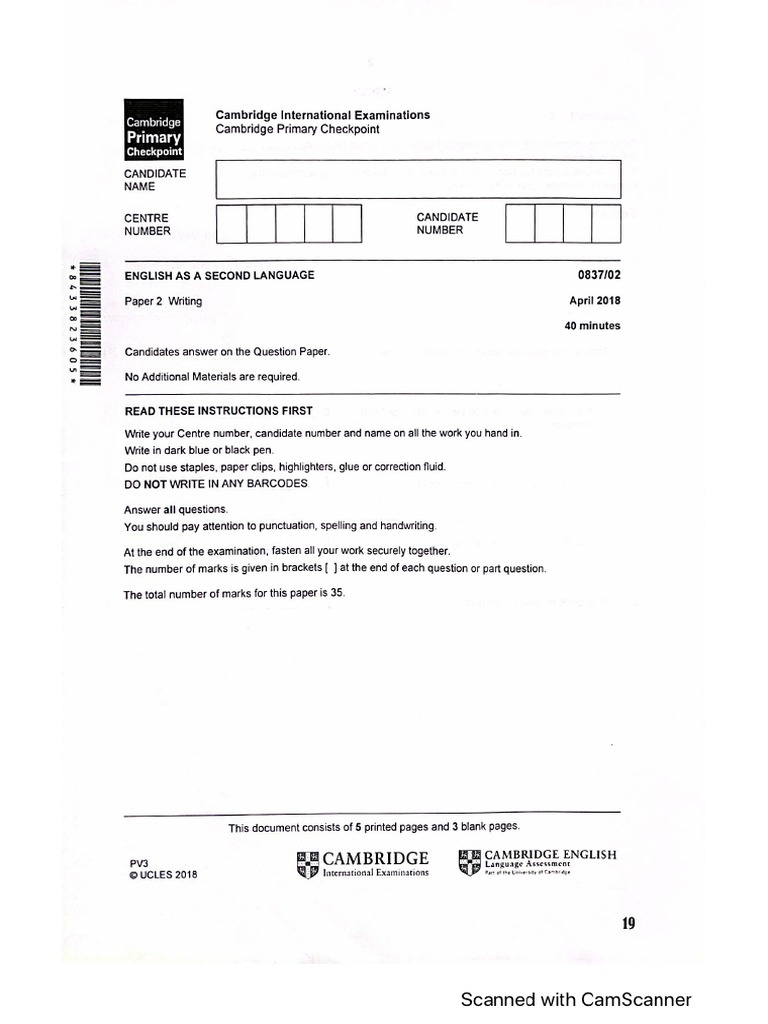 Paper2 2018-2020 - Past Papers | PDF