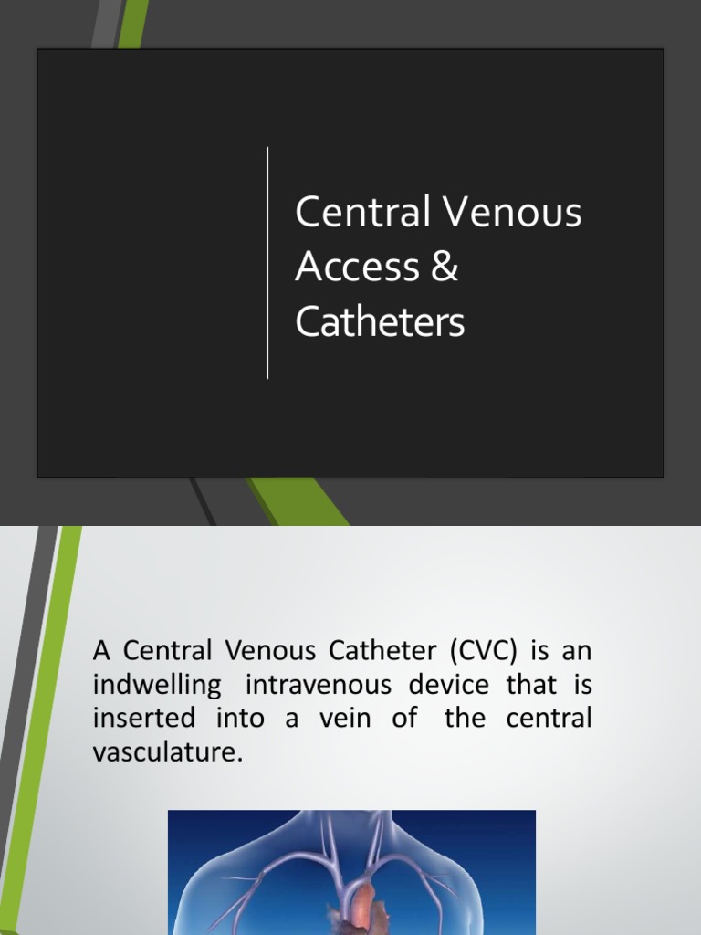 Central Lines HD Access | PDF | Clinical Medicine | Medical Specialties
