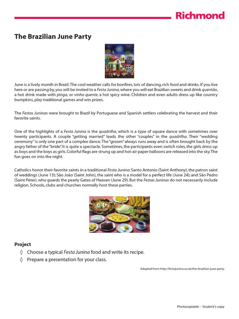 Brazilian June Party: Festas Juninas Explained | PDF | Social Science | Art