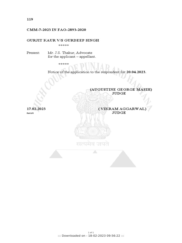 CMM 7 2023 17 02 2023 Interim Order | PDF CMM 7 2023 17 02 2023 Interim Order | PDF