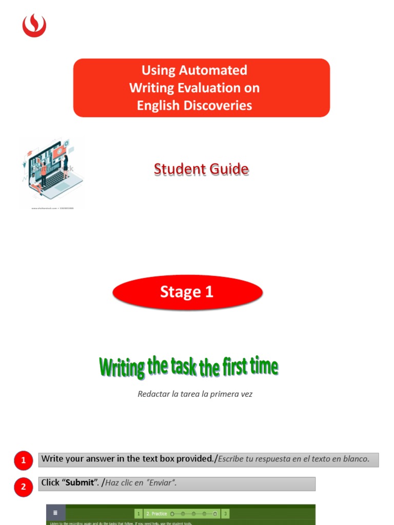 Using Automated Writing Evaluation ED STUDENT GUIDE | PDF