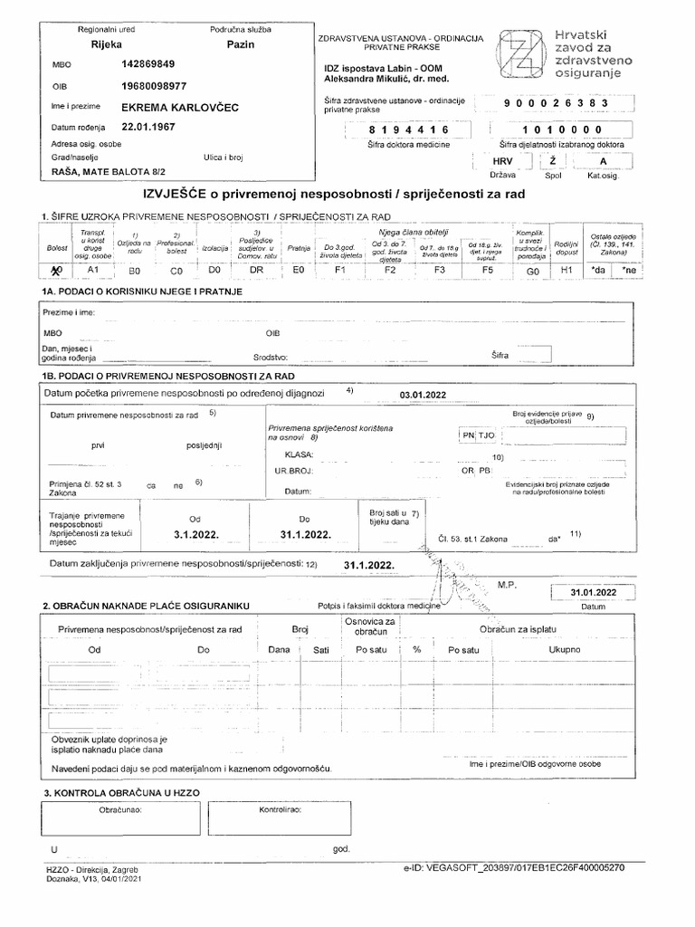 Ekrema Doznaka | PDF