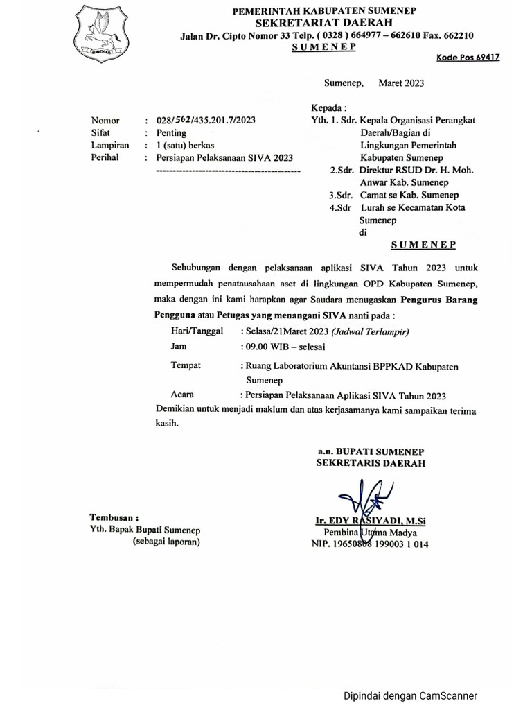 Pelaksanaan Siva 2023 | PDF