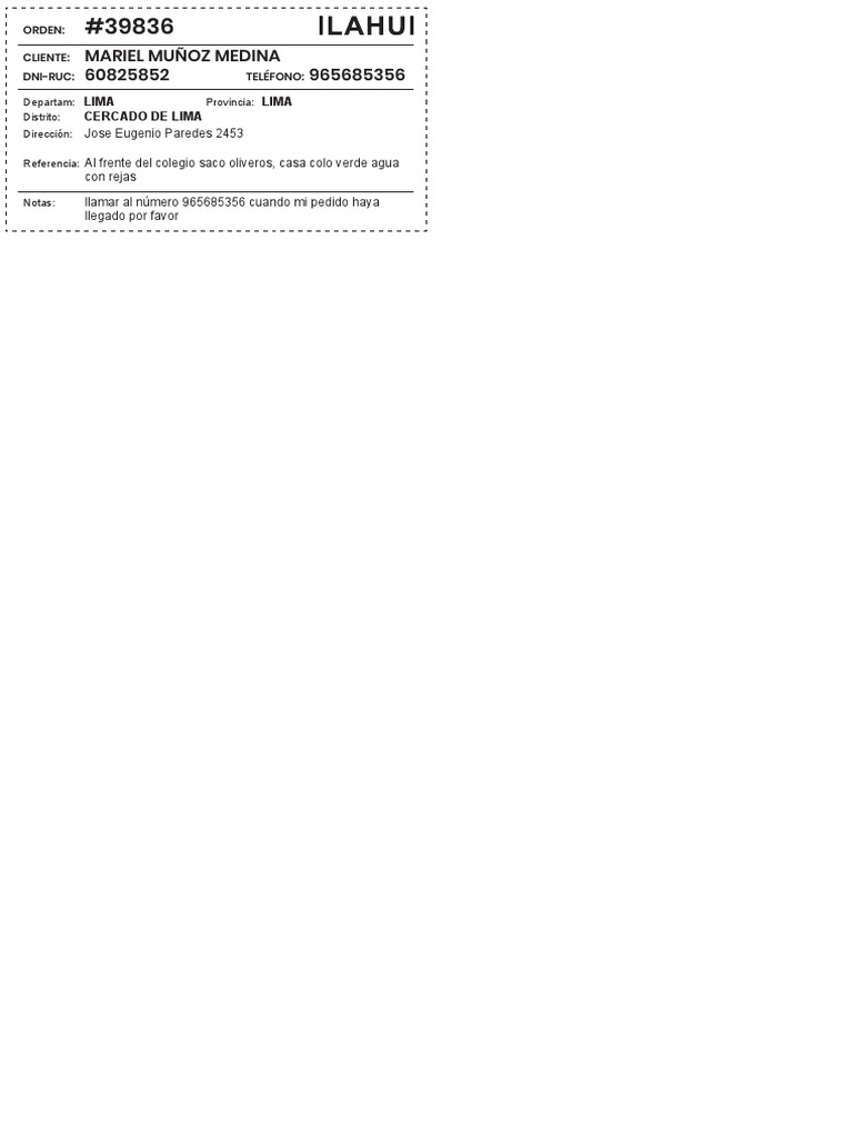 Rótulos Orden 12-05-2023a PDF | PDF