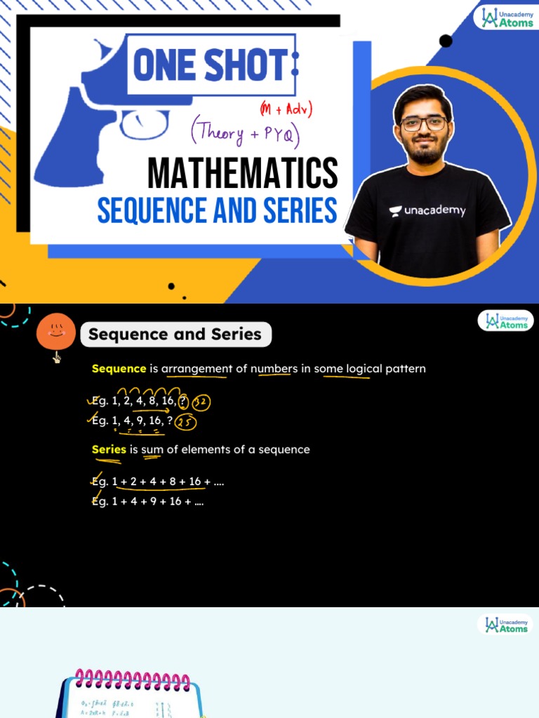 JEE Math: Sequences & Series | PDF | Mean | Mathematics